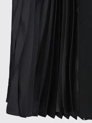 JIL SANDER Fiala High-waisted Pleated Virgin Wool Pencil Mini Skirt - Black