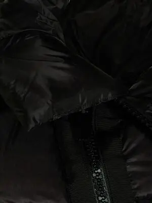 Sacai Short Waterproof Technical Nylon Down Jacket With High Neck