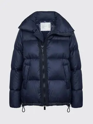Sacai X Carhartt Wip Short Waterproof Technical Nylon Down Jacket - Navy