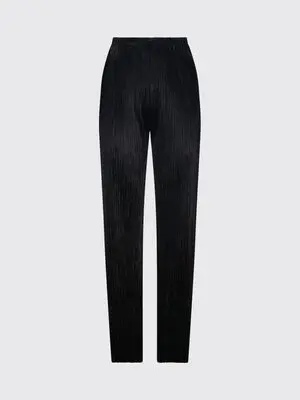 FORTE_FORTE Pleated Jersey Trousers - Black