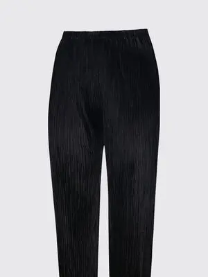 FORTE_FORTE Pleated Jersey Trousers - Black