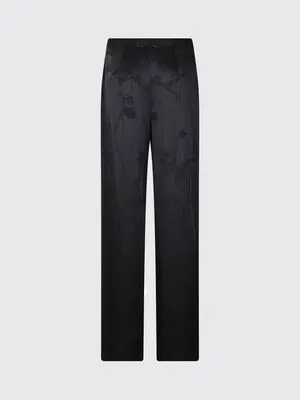 FORTE_FORTE High-waisted Floral Print Palazzo Trousers
