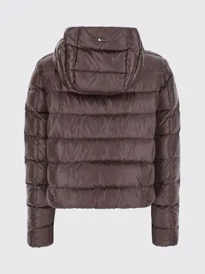 Herno Quilted Down Jacket With Hood - Brown