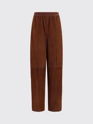 Fabiana Filippi Suede Trousers With Bead Embellishment