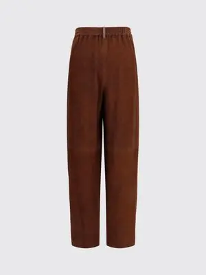 Fabiana Filippi Suede Trousers With Bead Embellishment