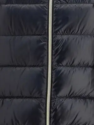 Herno Slim Fit Waterproof Nylon Down Jacket With Hood And Metal Zip - Black