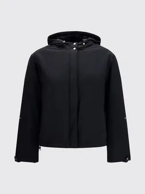 Herno Hooded Technical Fabric Cropped Windbreaker Jacket