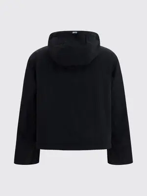 Herno Hooded Technical Fabric Cropped Windbreaker Jacket