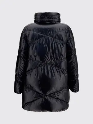 Herno Knee-length Quilted Nylon Down Jacket With High Collar