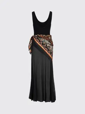 Zimmermann Aster Paisley Print Off-shoulder Midi Dress - Black