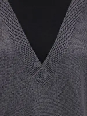 MAISON MARGIELA Bi-color Wool Turtleneck Sweater - Black