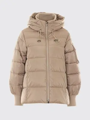Pinko Short Quilted Water-repellent Nylon Puffer Jacket With Zip
