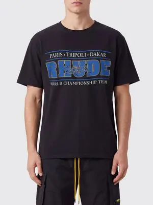 Rhude Graphic Print Cotton T-shirt With Logo