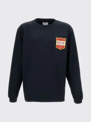 Rhude Crewneck Cotton Logo Print Jumper With Dropped Shoulders