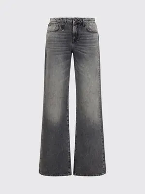 R13 Wide Leg Jeans - Black