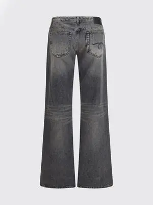R13 Wide Leg Jeans - Black
