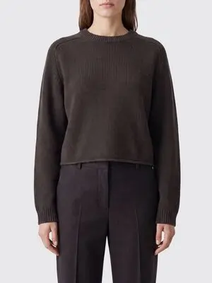 LISA YANG Cropped Ribbed Pullover Sweater - Green