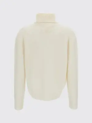 LISA YANG Pure Cashmere High Neck Cardigan - White