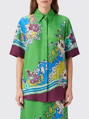 ALEMAIS Printed Silk Shirt