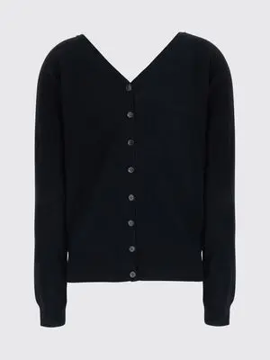 LISA YANG Pure Cashmere Relaxed Fit V-neck Cardigan - Black