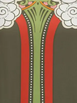 La DoubleJ Sleeveless Stretch-viscose Mini Tunic With Ethnic Print