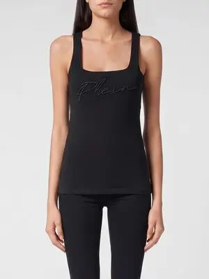 Philipp Plein Logo Camis Tanks For Women