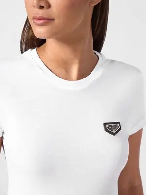 Philipp Plein Slim Fit Jersey T-shirt With Contrast Logo