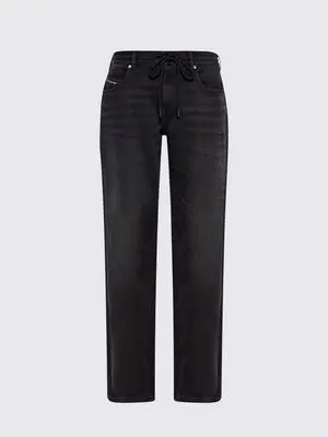 DIESEL® Straight Fit Joggjeans® In Cotton Denim With Drawstring
