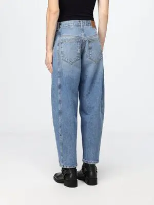 Isabel Marant Étoile Oriane High-waisted Baggy Jeans - Blue