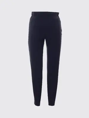 Elisabetta Franchi High-waisted Skinny Crêpe Trousers With Flap Pockets - Blue
