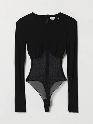 Elisabetta Franchi Bodysuit With Sheer Panel Detail