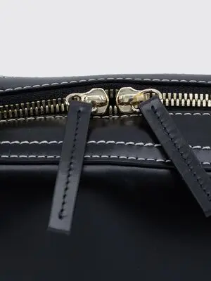 A.p.c. Smooth Leather Handbag With Removable Shoulder Strap - Black
