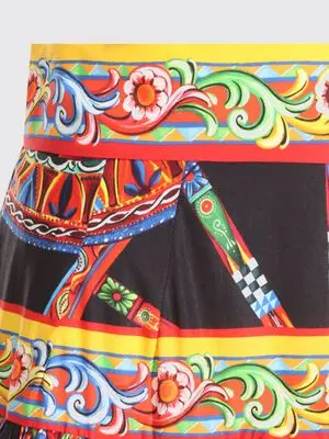 Dolce & Gabbana Tiered Printed Maxi Skirt