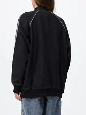 ADIDAS ORIGINALS Cotton Bomber Jacket With 3-stripes Logo Detail