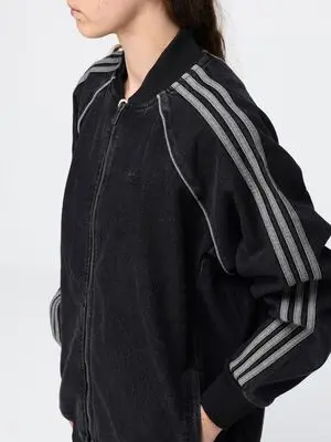 ADIDAS ORIGINALS Cotton Bomber Jacket With 3-stripes Logo Detail
