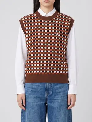 GOLDEN GOOSE Checked Knit Vest