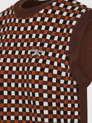 GOLDEN GOOSE Checked Knit Vest
