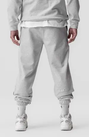 ASRV Tech Terry Oversized Sweatpants - Heather Grey