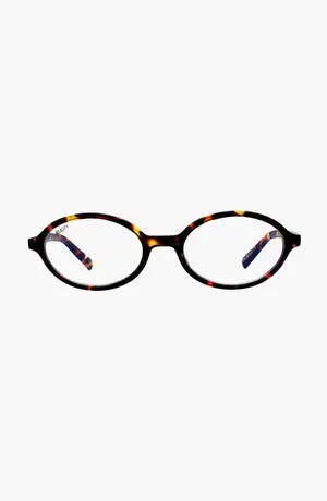 REALITY EYEWEAR The Bessette Oval Frame Eyeglasses - Turtle