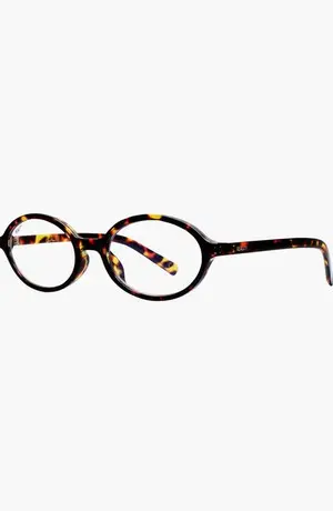 REALITY EYEWEAR The Bessette Oval Frame Eyeglasses - Turtle