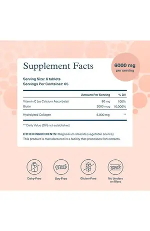YOUTHEORY Collagen Biotin Advanced Supplement Tablets 390 Tablets