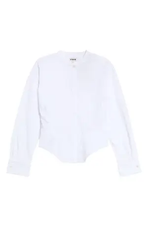 Staud Rhys Stretch Cotton Shirt