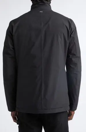 Herno Waterproof Down & Feather Fill Sport Coat With Removable Liner