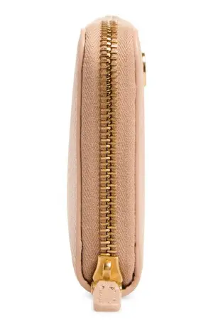 Valentino Garavani Vlogo Zip Around Leather Continental Wallet