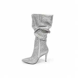 KNEETOES Roxie Glitter Stiletto Boots