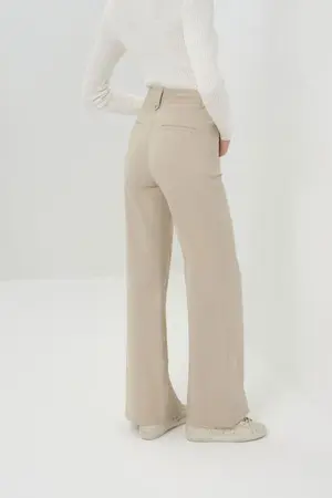 Anatomie Harley Performance Cotton Travel Wide Leg Pant