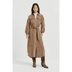 Brunello Cucinelli Tie Detailed Day Dresses