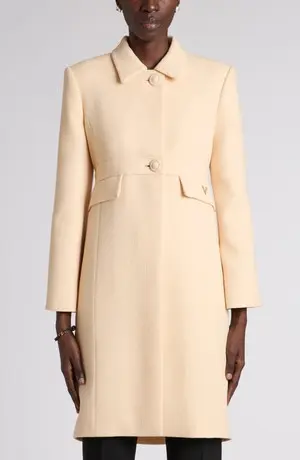 Valentino Garavani Wool Crepe Coat