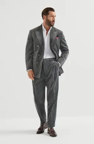 Brunello Cucinelli Cotton Piqué Shirt With Spread Collar