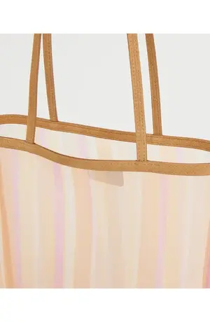 MANSUR GAVRIEL Filo Stripe Mesh Tote